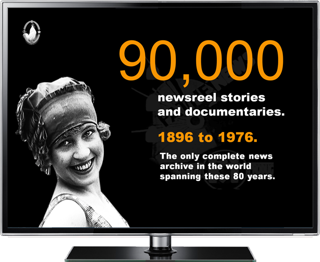 British Pathé PowerPoint presentation with embedded video